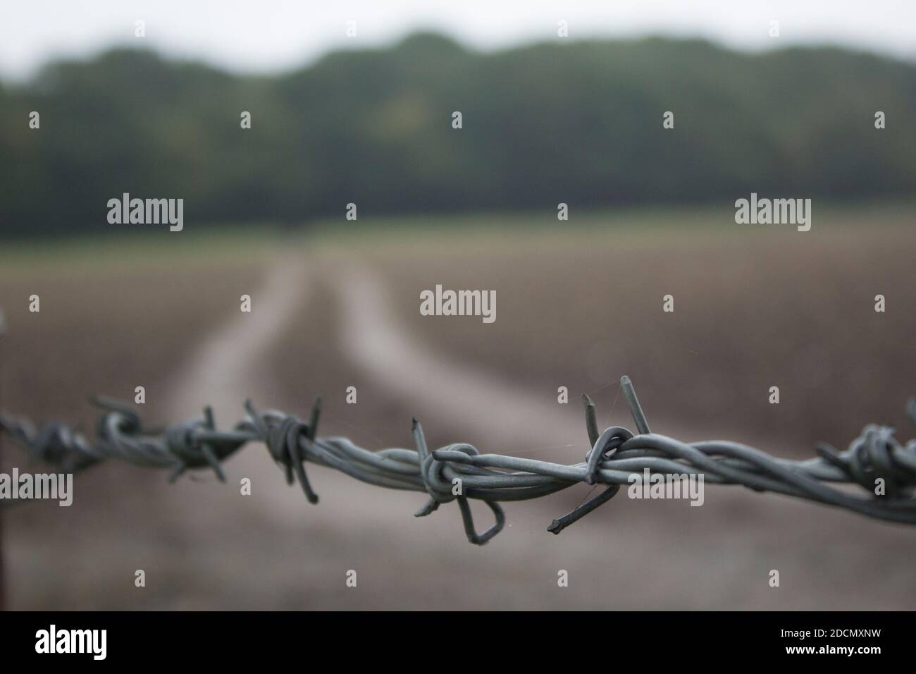 Road block wire hi-res stock photography and images - Alamy
