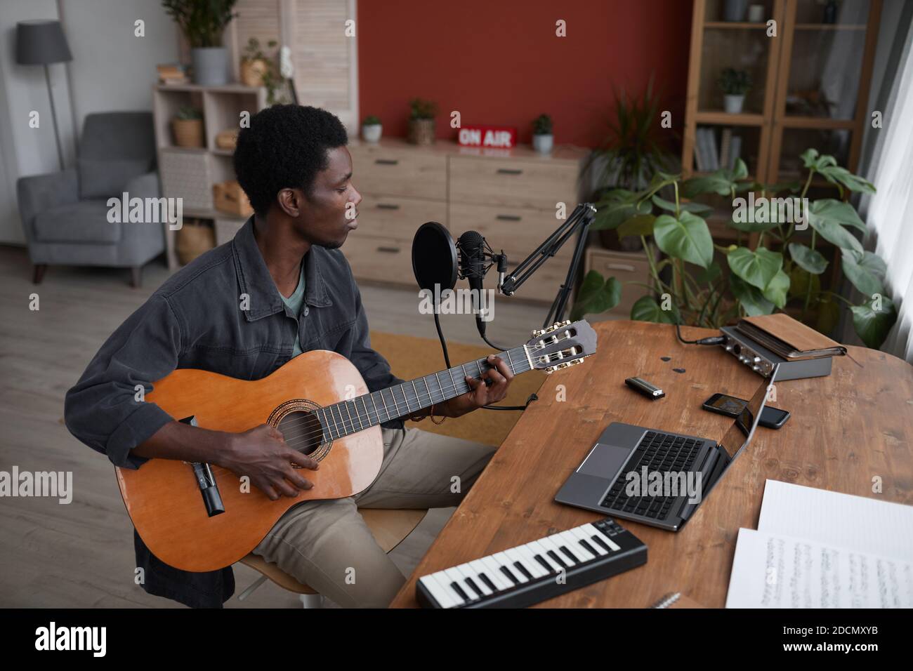 African american recording studio hi-res stock photography and images ...