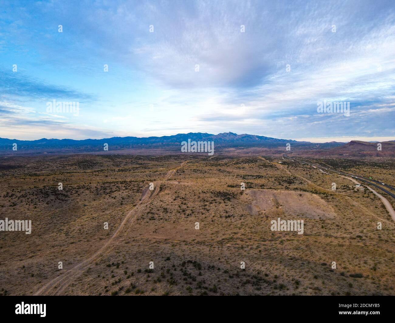Aerial photography of the landscape in Arizona Stock Photo - Alamy