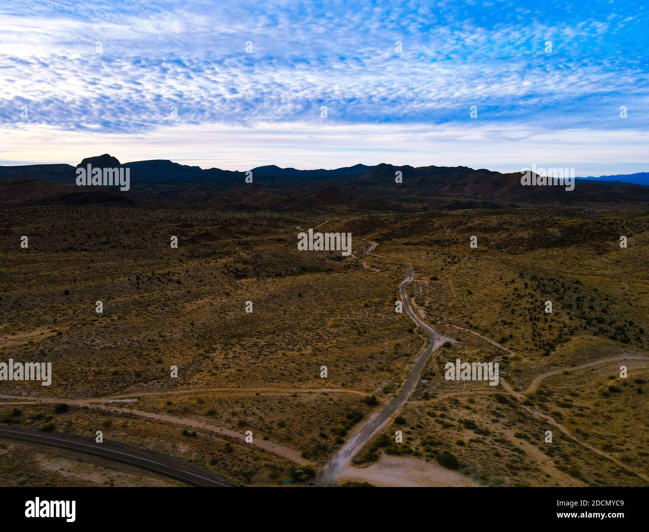 Aerial photography of the landscape in Arizona Stock Photo - Alamy