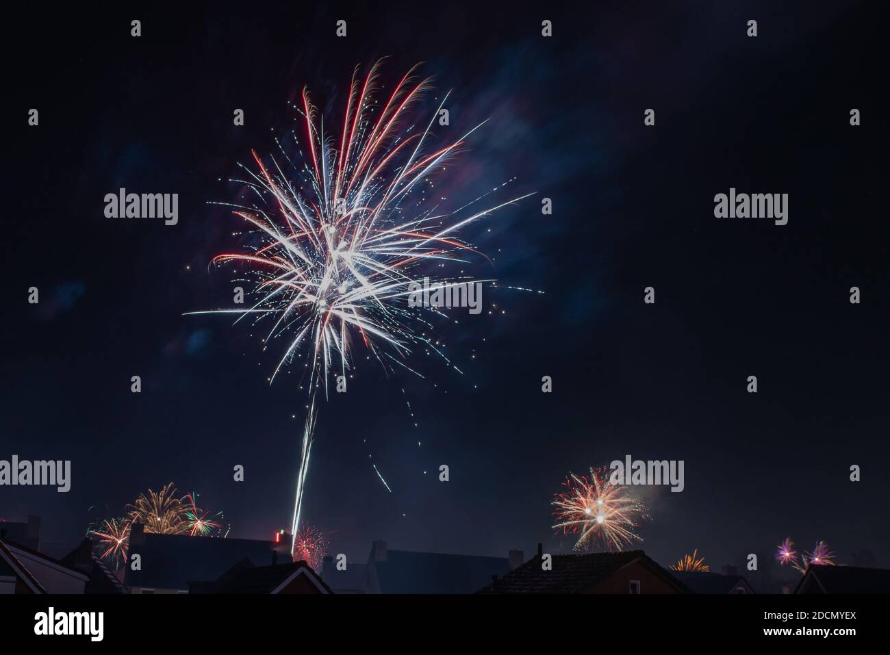 Burst houses hi-res stock photography and images - Alamy