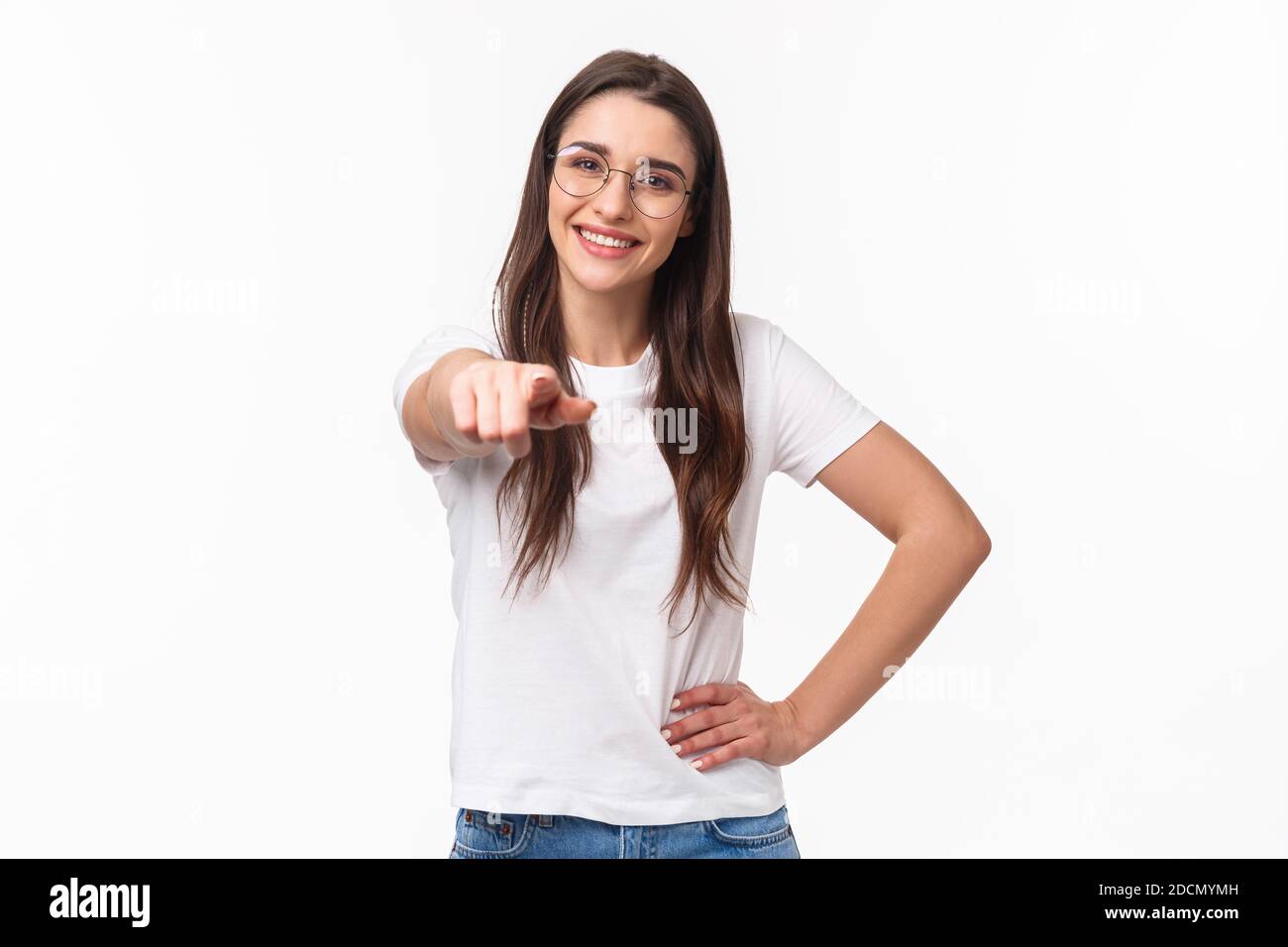 Person inviting you to join them hi-res stock photography and images ...