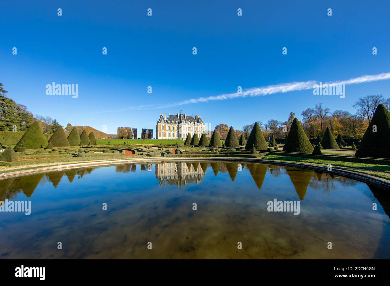 Sceaux Castle in Parc de Sceaux - Ile de France - Paris Region - France ...