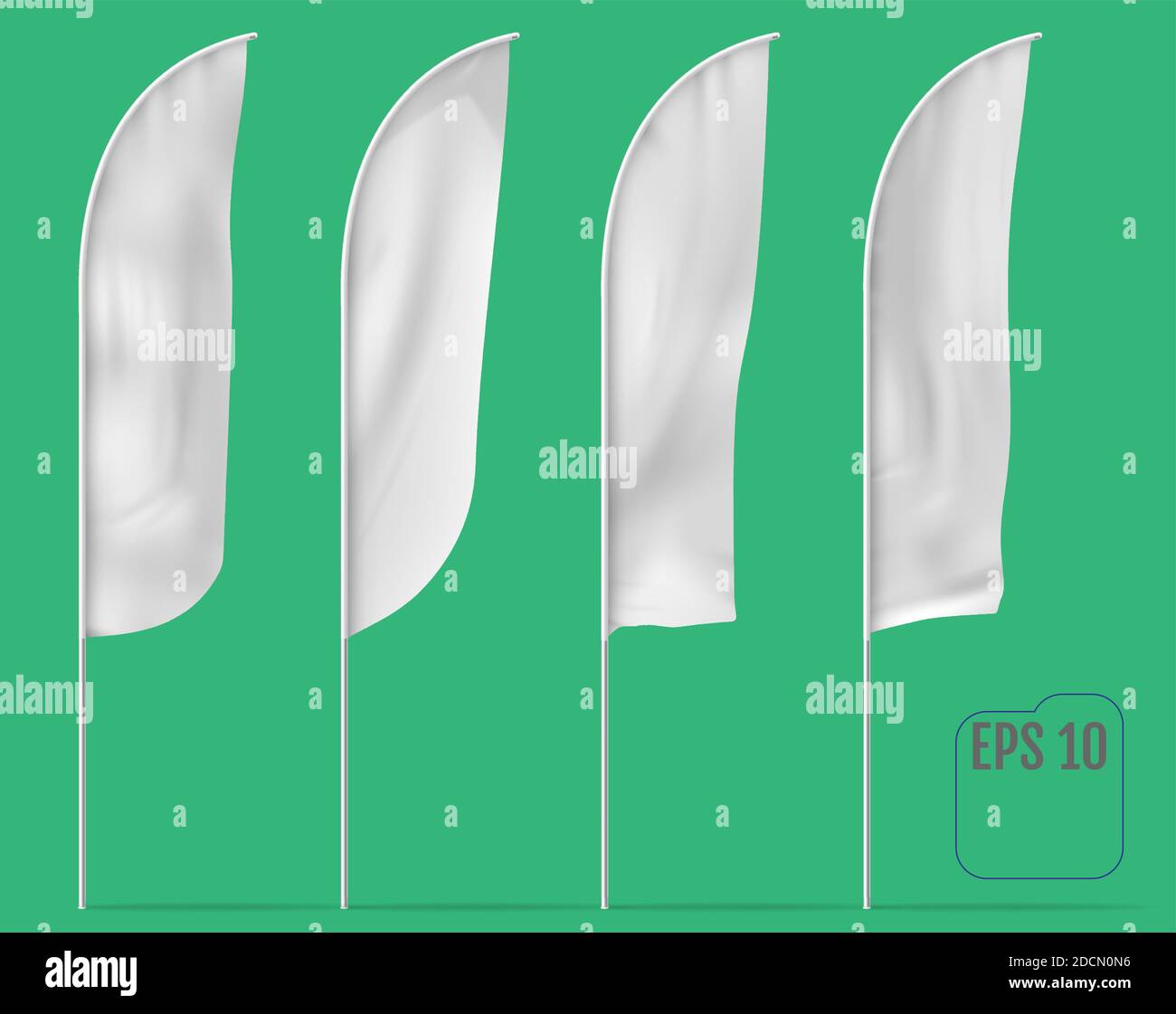 Feather flags Stock Vector Images - Alamy