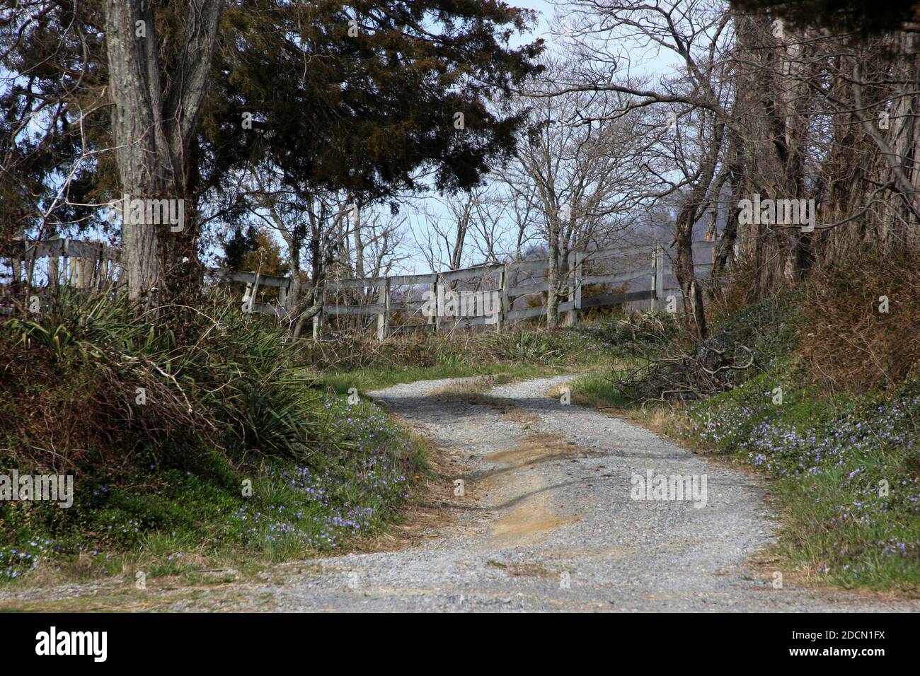 Gravel drive rural hi-res stock photography and images - Alamy
