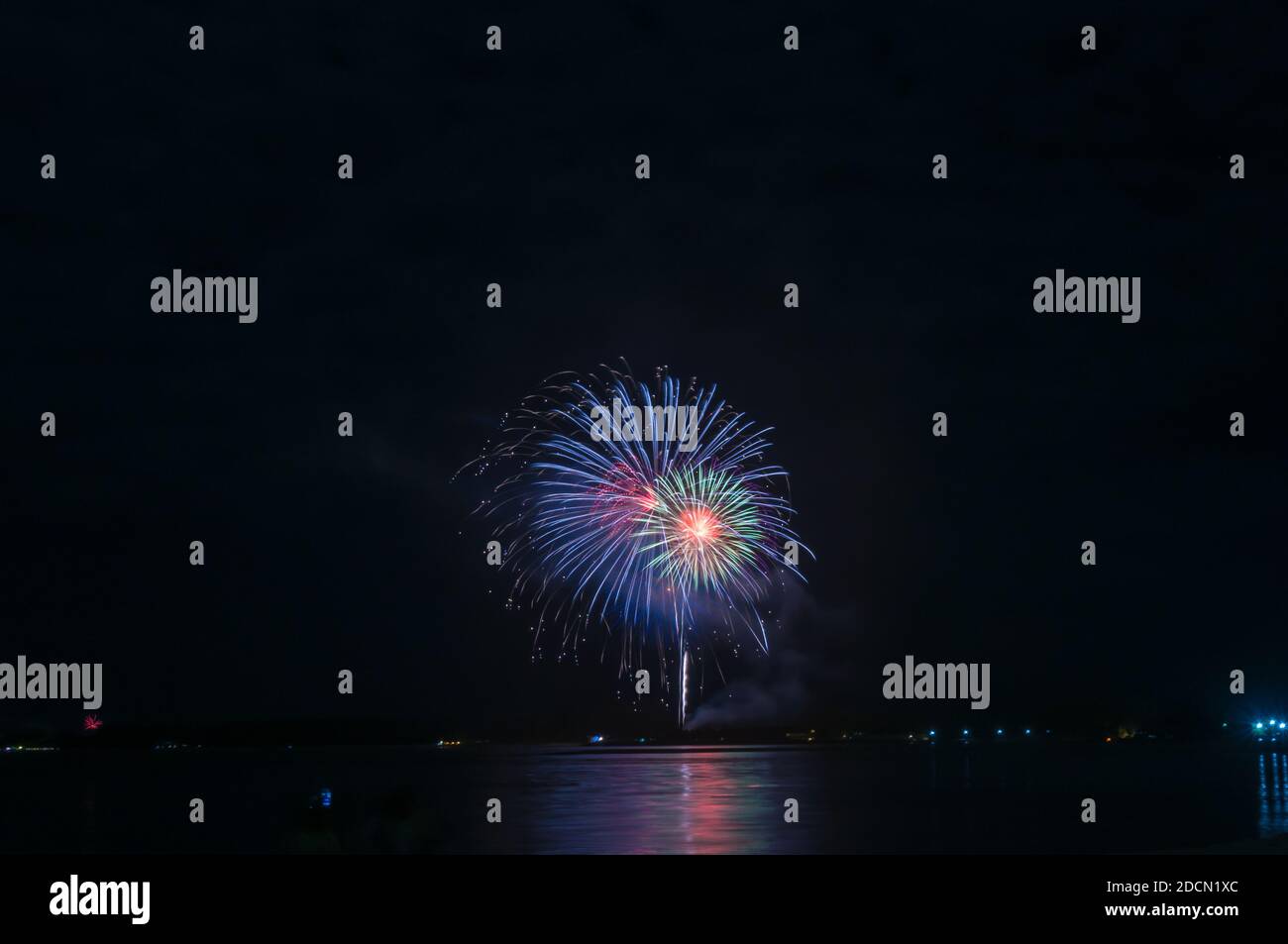 Abstract colored firework background with free space for text Stock ...