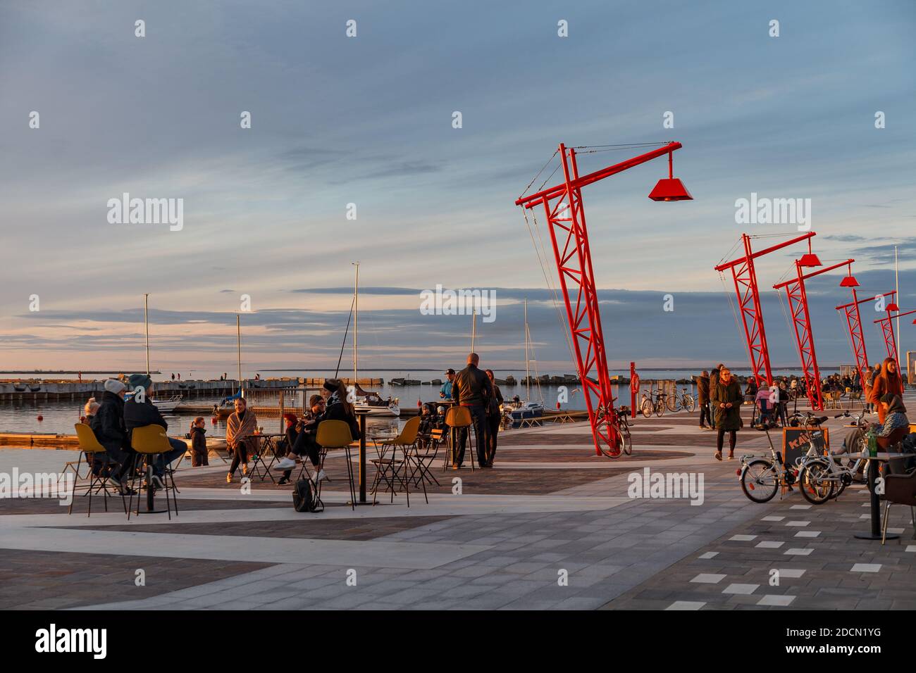 TALLINN, ESTONIA - APRIL, 22, 2020: A new residential area at Port ...