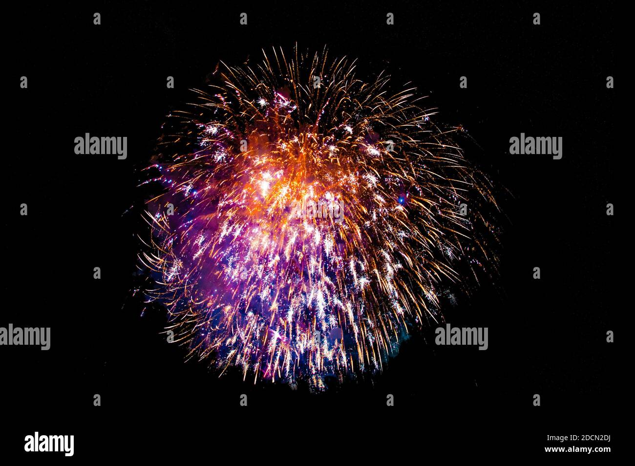 Abstract colored firework background with free space for text Stock ...