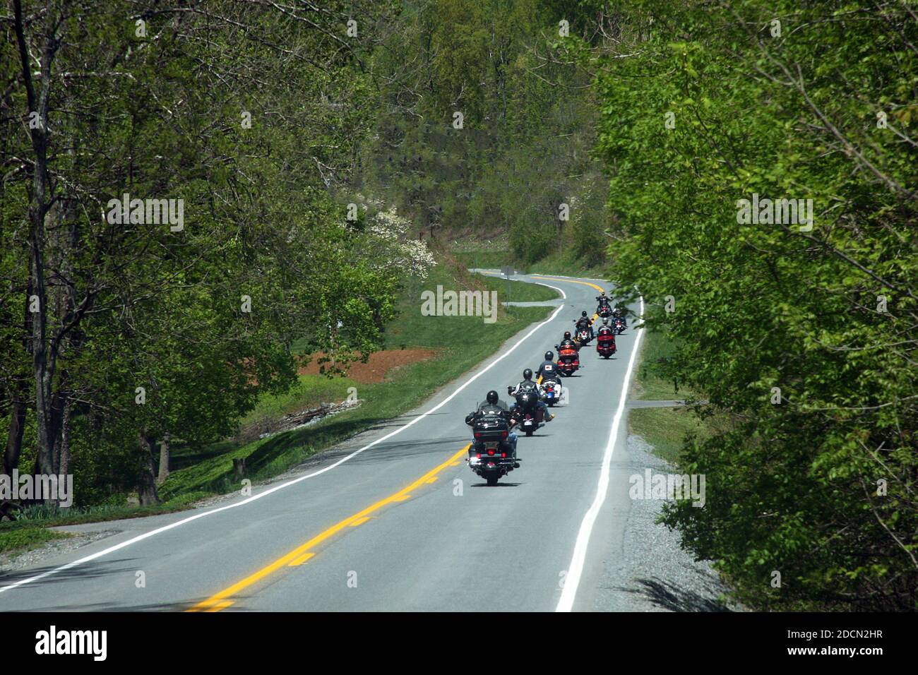 Motorcycles countryside hi-res stock photography and images - Alamy
