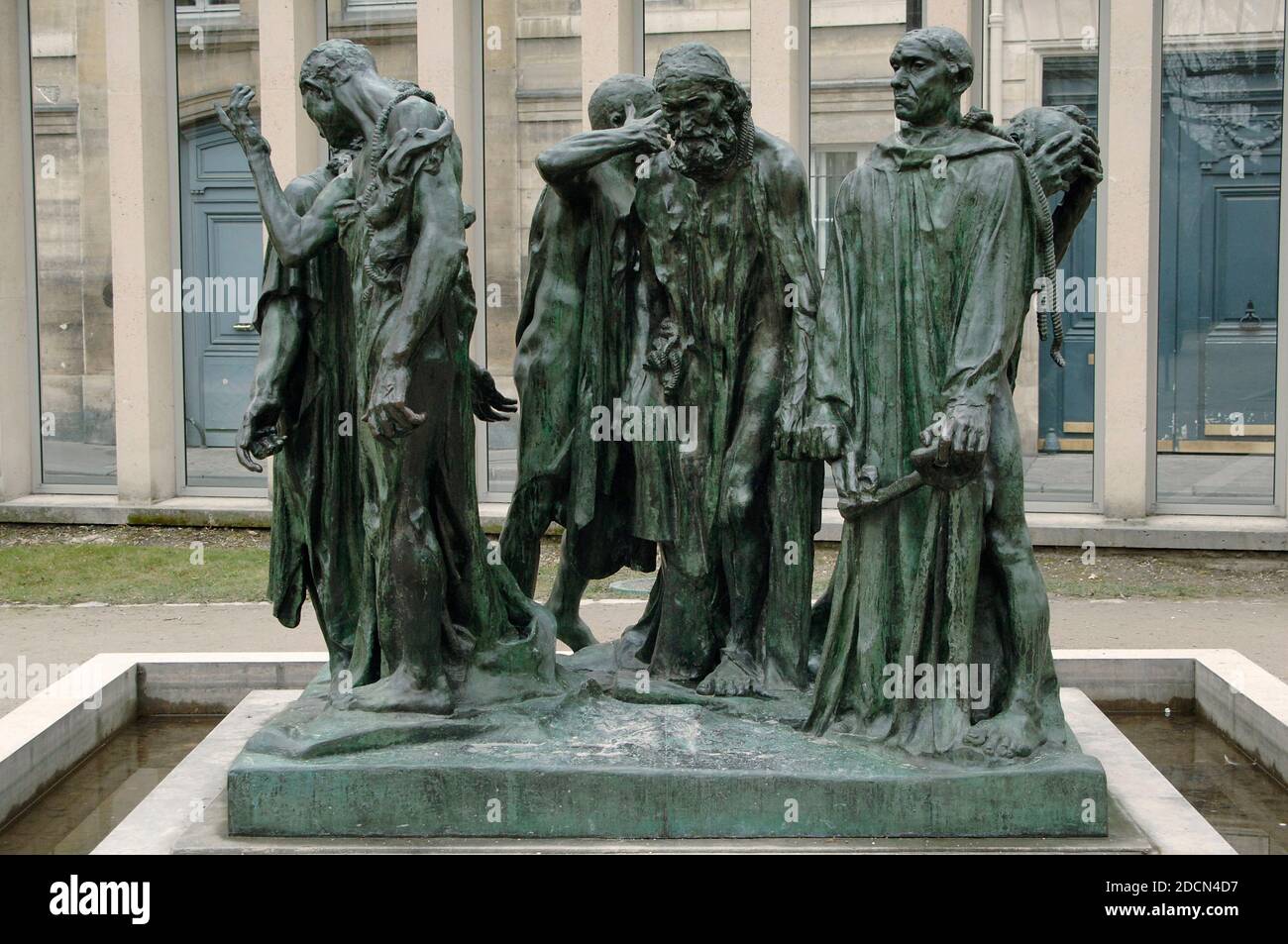 Auguste Rodin (1840-1917). French sculptor. The Burghers of Calais,1885 ...