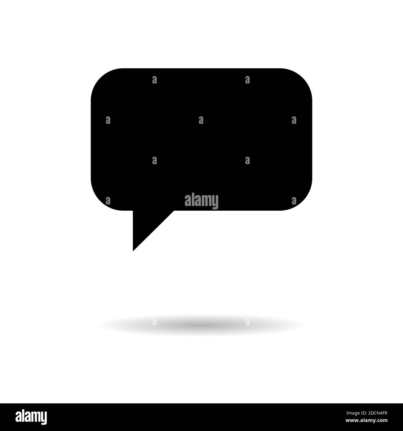 Social comment, send post, like symbol for web. Media button sign, flat ...