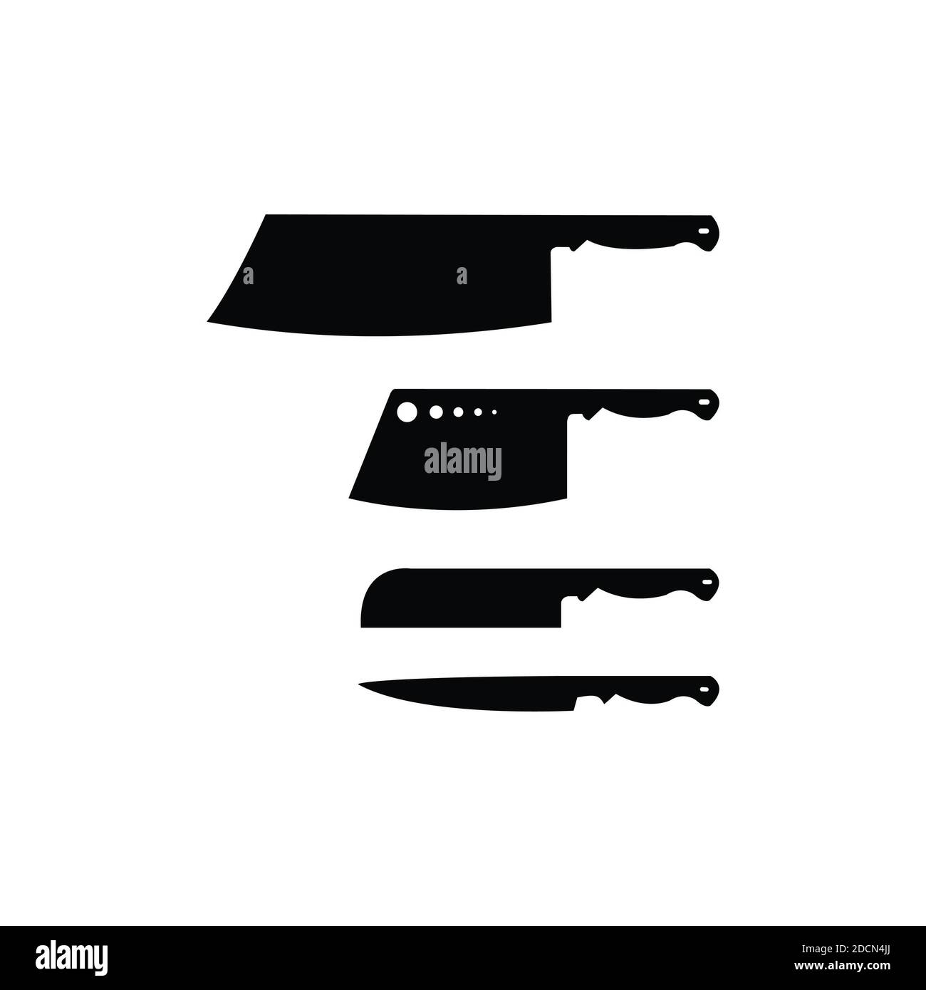 Knife icon illustration isolated on white background sign symbol Stock ...
