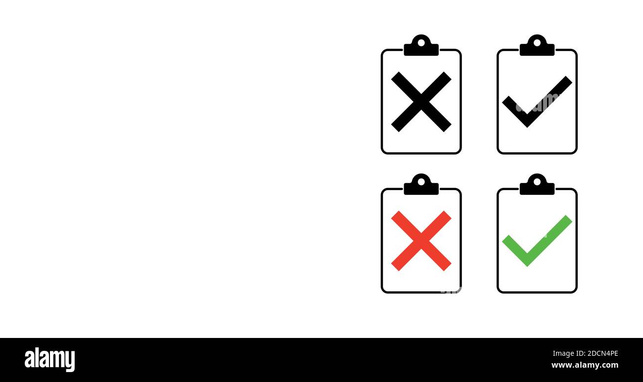 Check list , checklist set flat web icon isolated white background ...