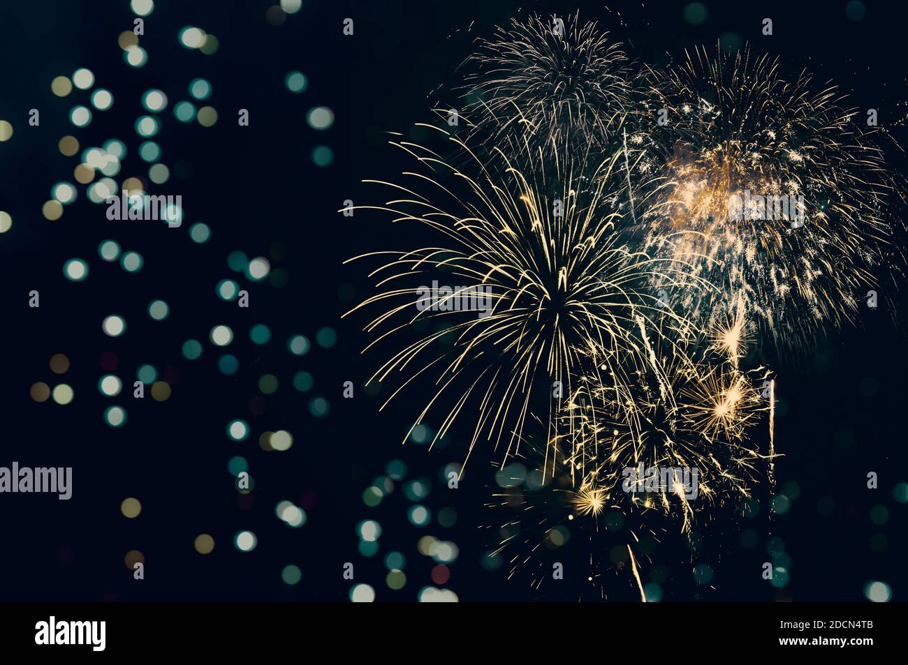 Abstract colored firework background with free space for text Stock ...