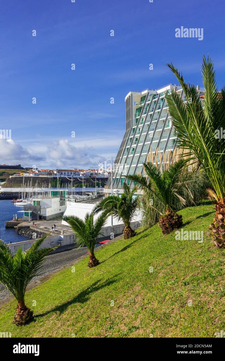 The Angra Marina Hotel In Angra Do Heroismo On Terceira Island The ...