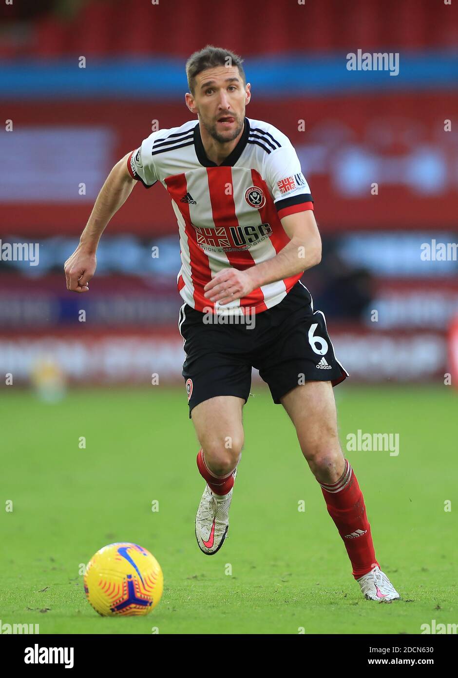 Sheffield United's Chris Basham during the Premier League match at ...