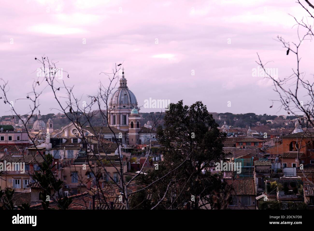 View from Pincio-Rome Stock Photo - Alamy