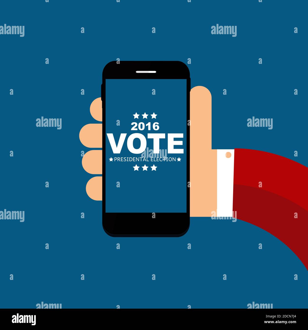Presidential Election Vote 2016 in USA Background. Can Be Used as ...