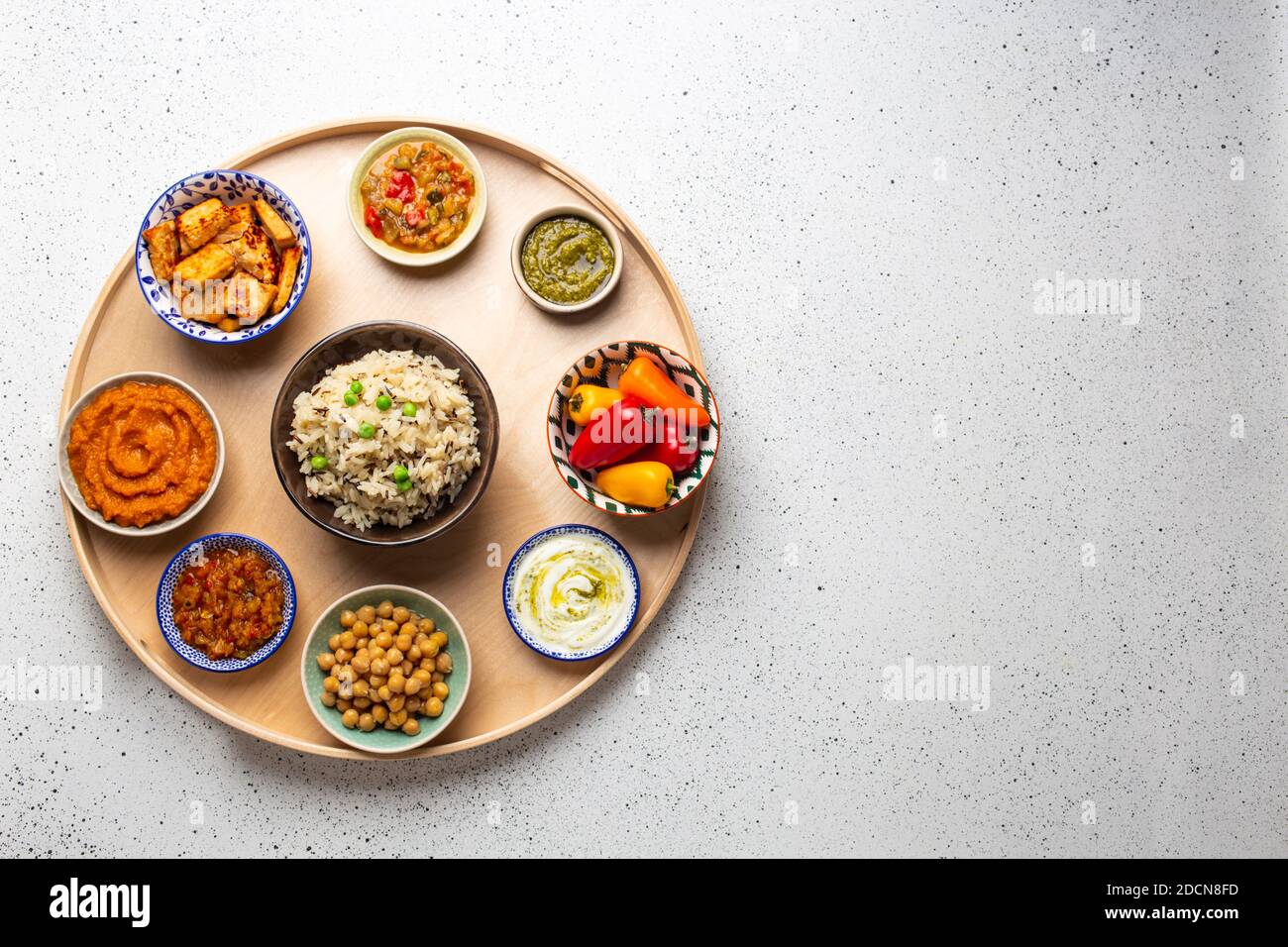 Traditional Indian Thali Stock Photo - Alamy