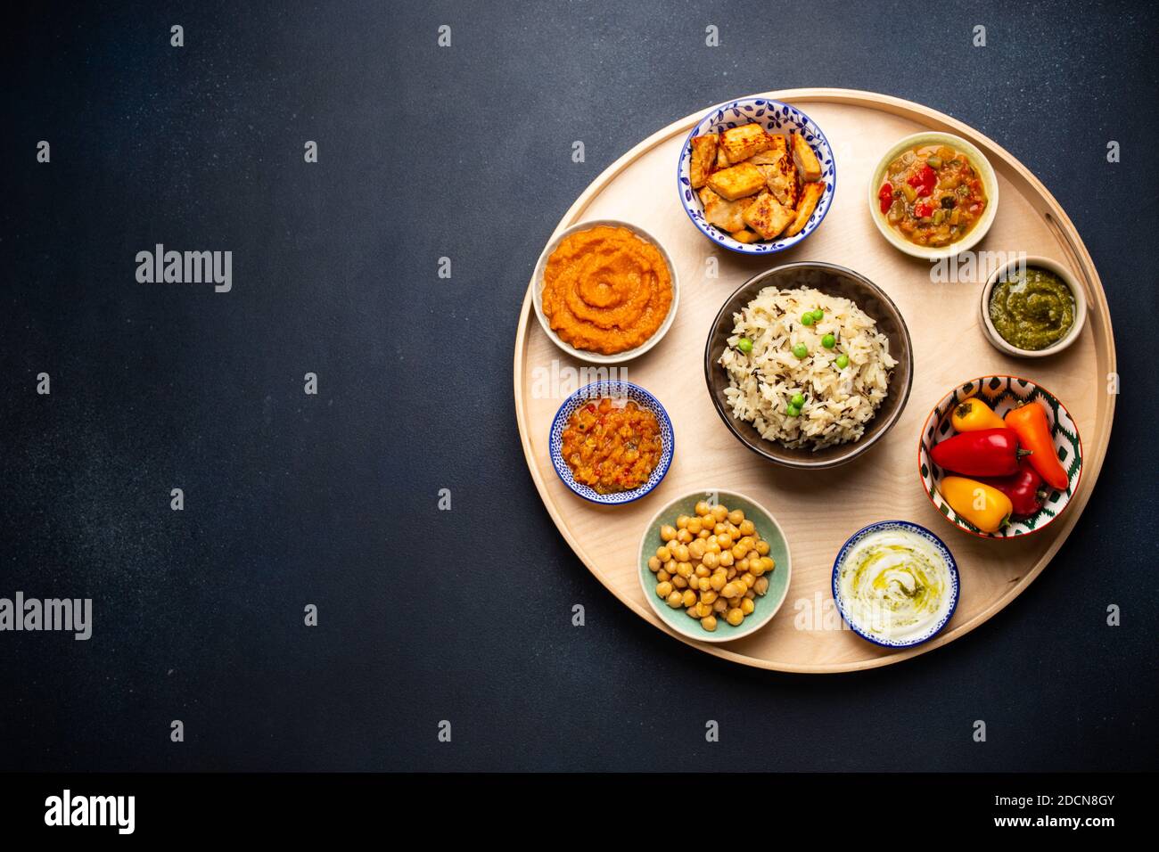 Traditional Indian Thali Stock Photo - Alamy