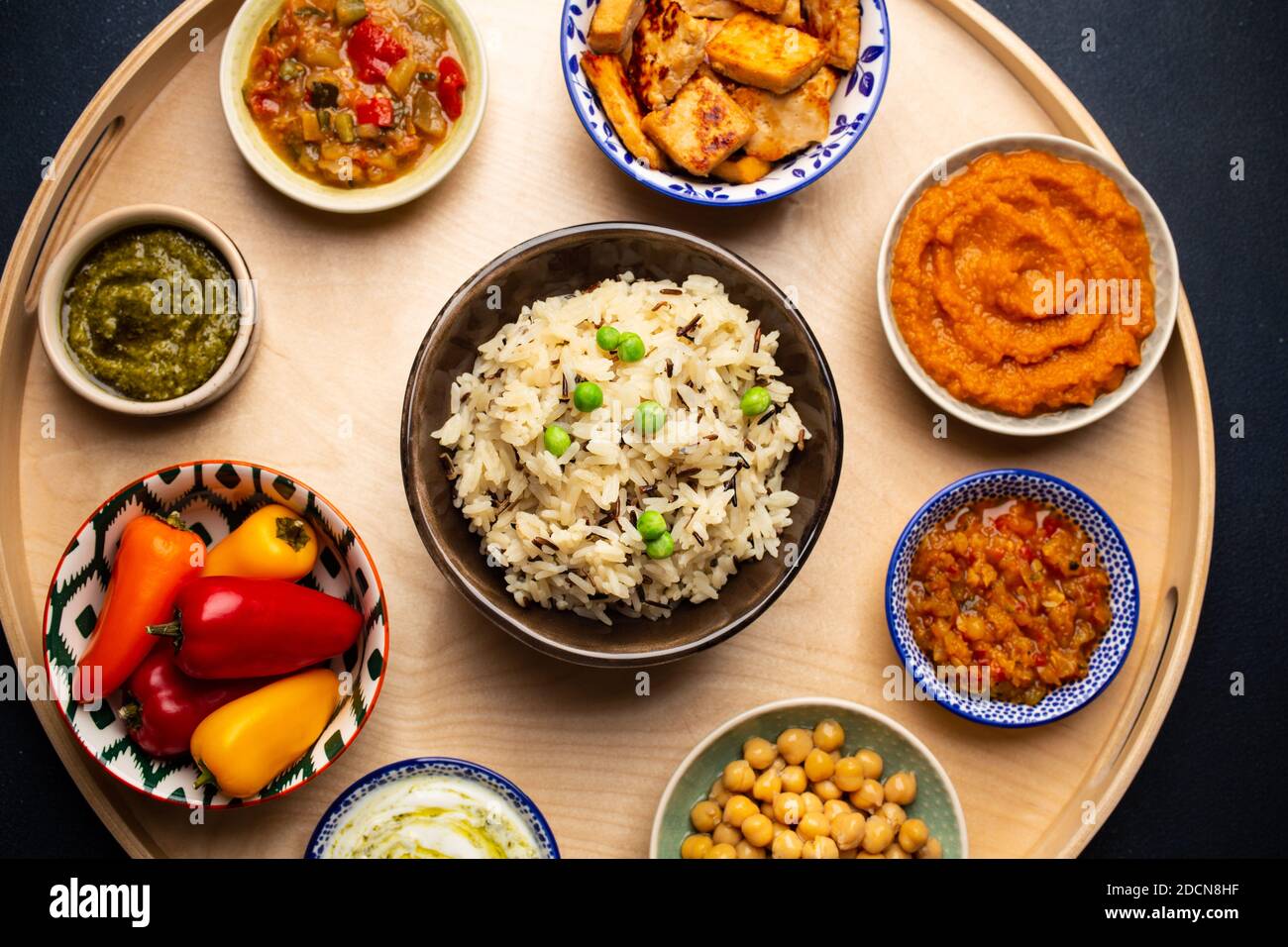 Traditional Indian Thali Stock Photo - Alamy