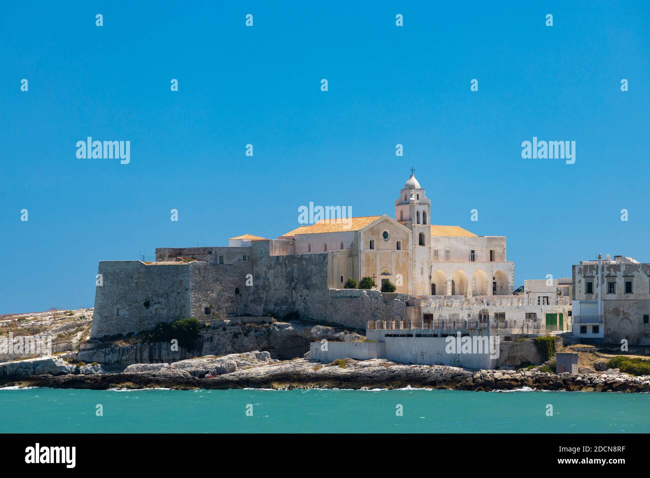 Old city Vieste, Apulia region, Italy Stock Photo - Alamy