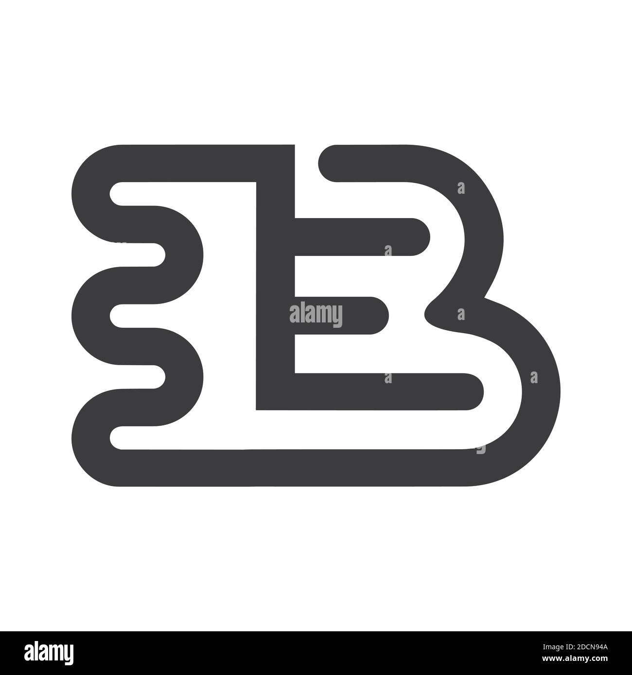 Initial letter eb logo or be logo vector design template Stock Vector ...