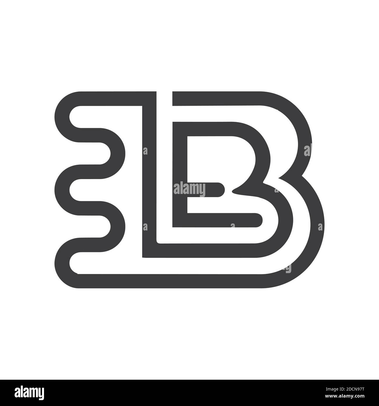 Initial letter eb logo or be logo vector design template Stock Vector ...
