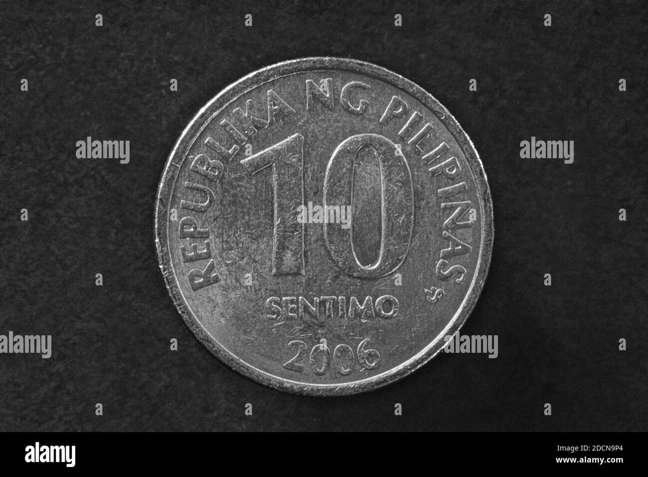 Philippines, 10 Sentimos, 2006, Republic of the Philippines Stock Photo ...