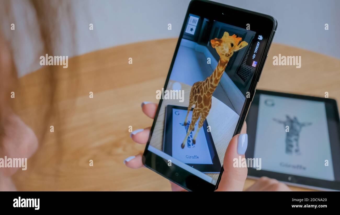 Virtual 3d model giraffe hi-res stock photography and images - Alamy