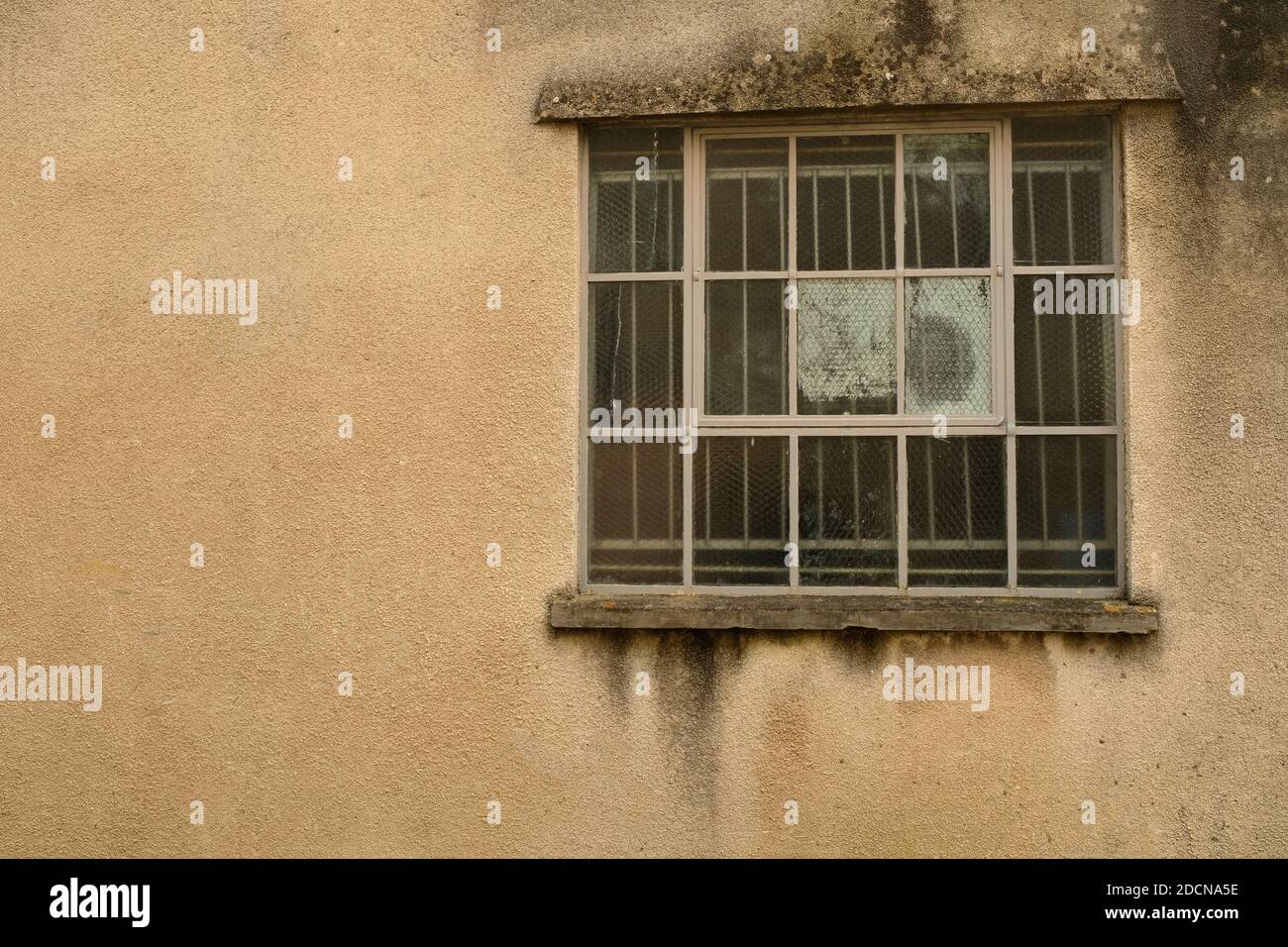 November 2020 - Old window, with security bars inside them - Wall ...