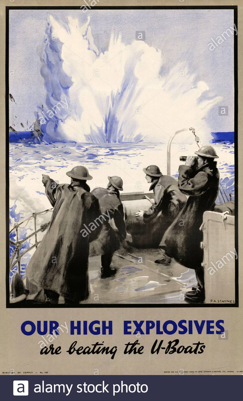 British World War 2 Public Information Propaganda poster Stock Photo ...