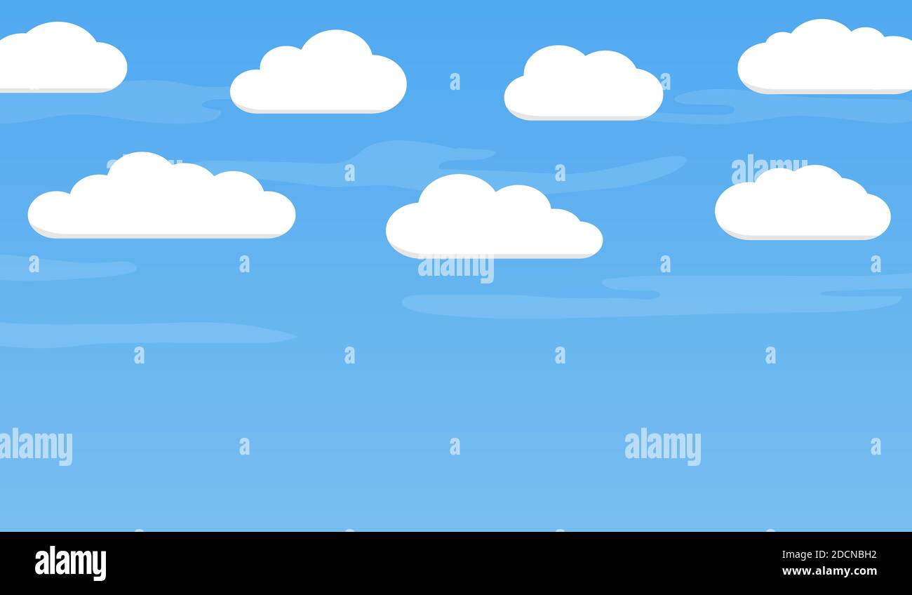 Cloudy sky and white clouds Stock Vector Images - Alamy