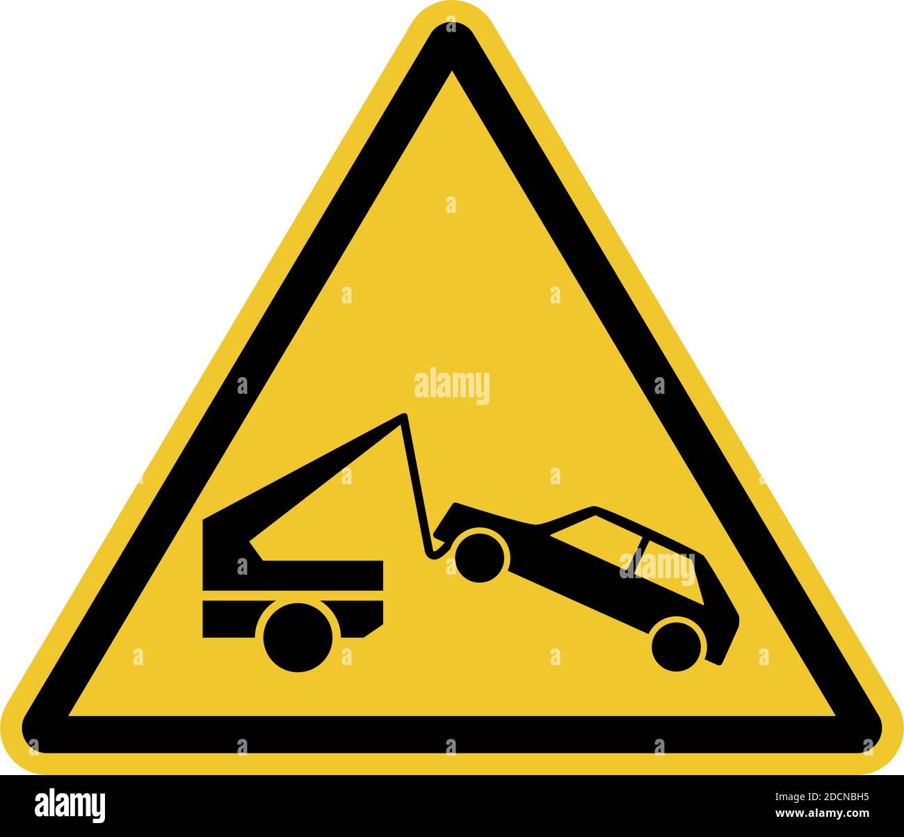 Towed car Stock Vector Images - Alamy