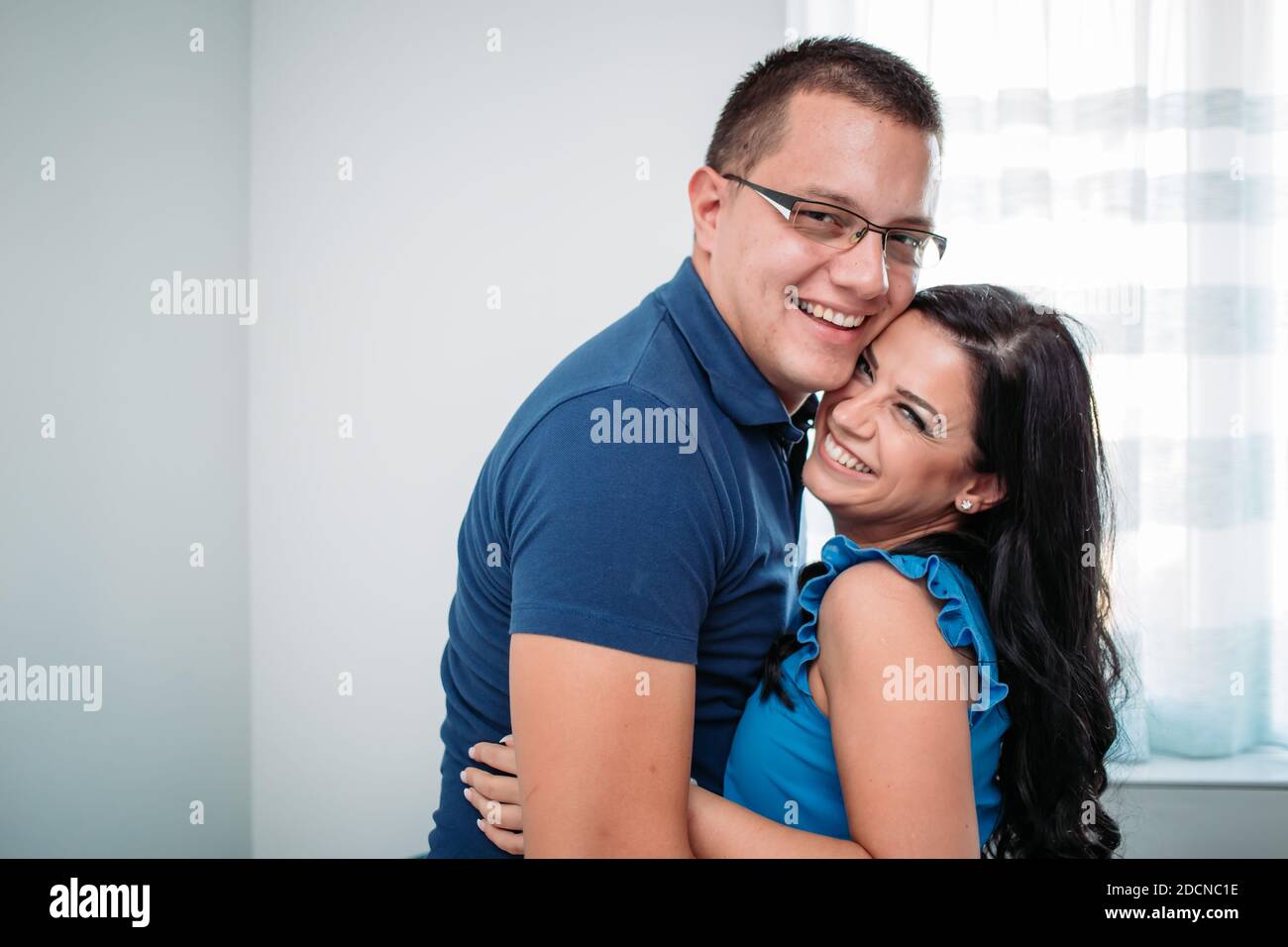 Young couple being affectionate with each other. Healthy relationship ...