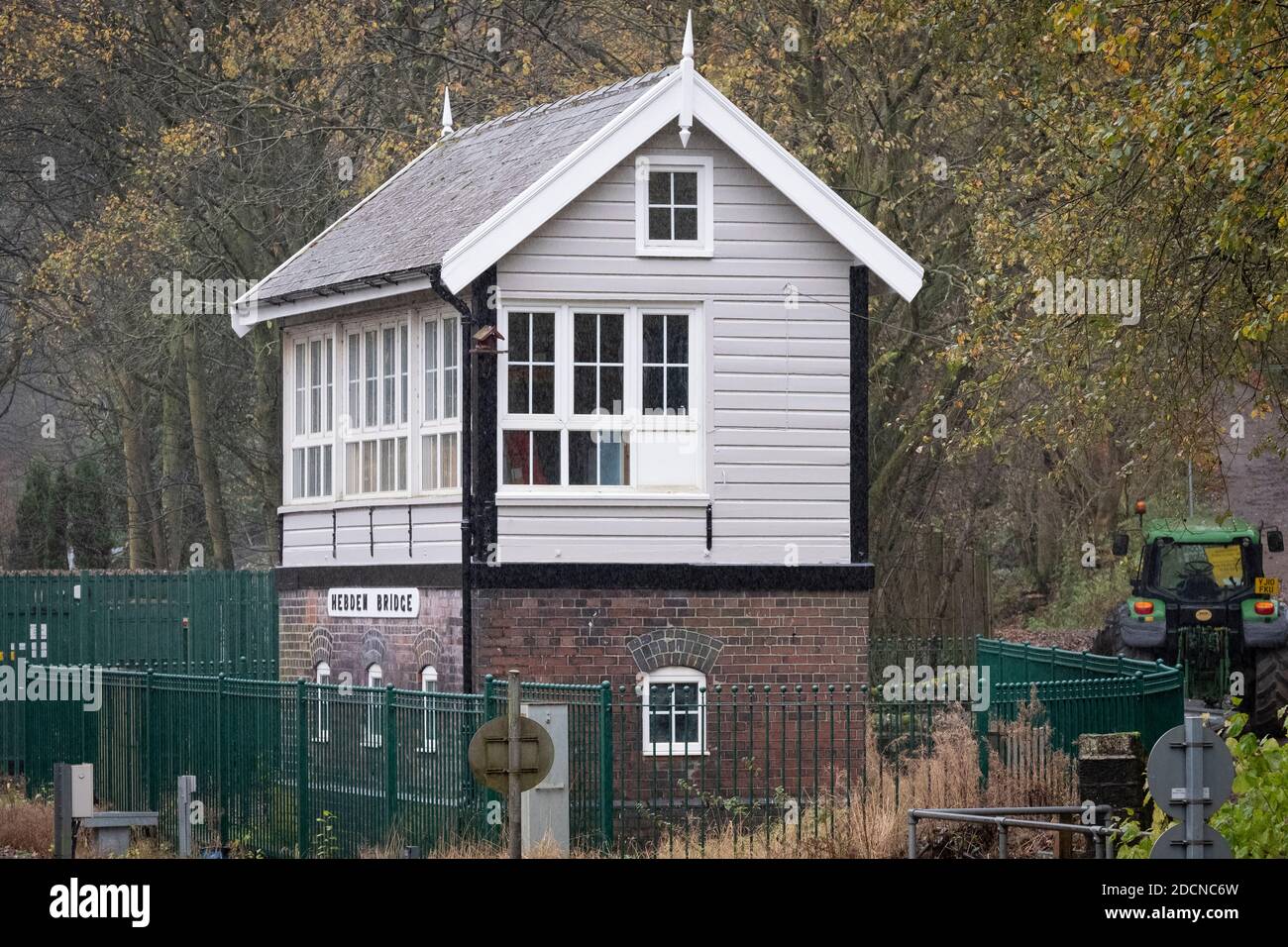 Hebden Bridge Signal Box, Calderdale, West Yorkshire Stock Photo - Alamy