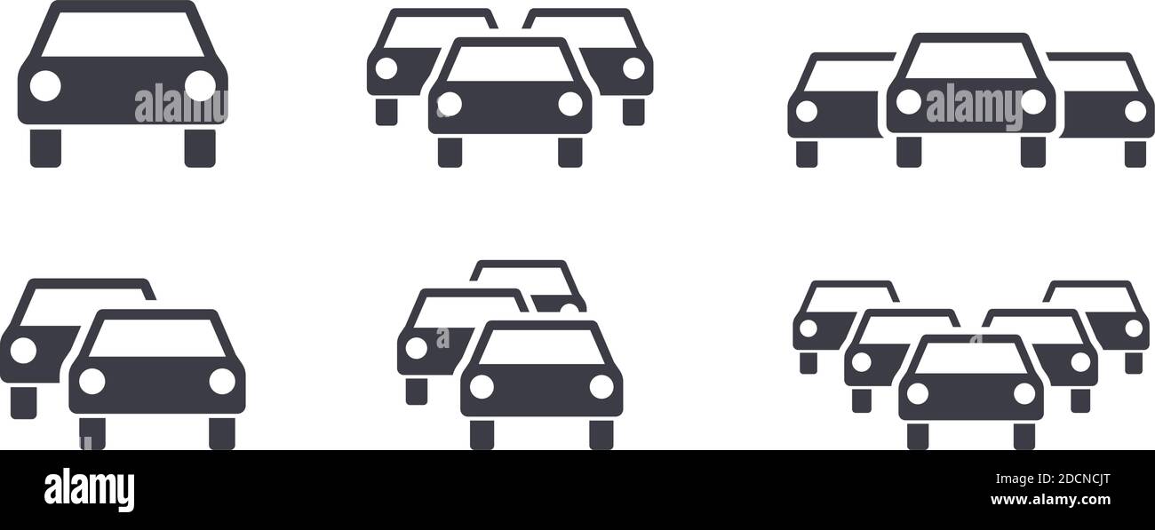 Simple car symbol button or icon isolated on white background Stock ...