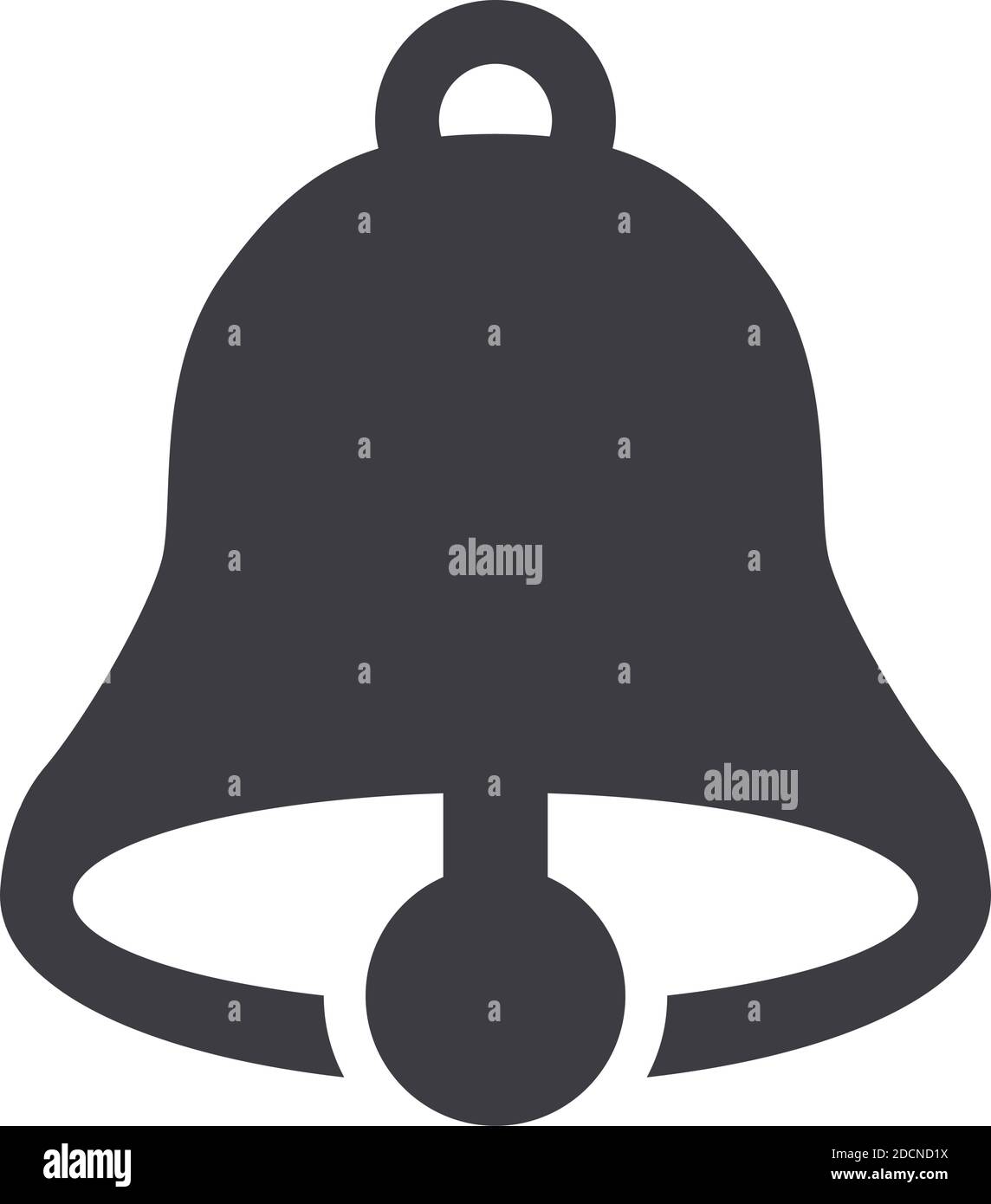 Bell icon grey vector illustration pictogram flat design Stock Vector ...