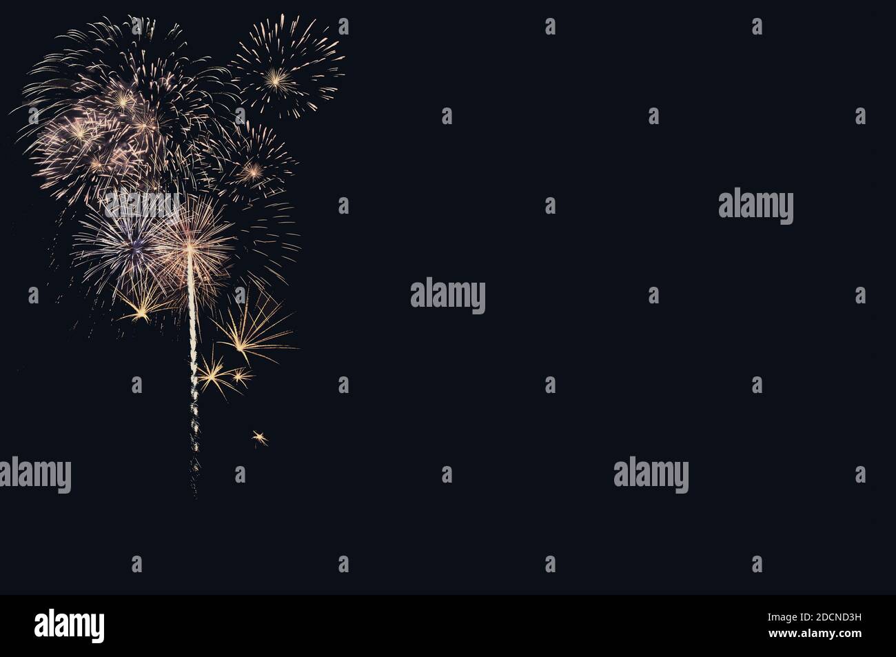 Abstract colored firework background with free space for text Stock ...