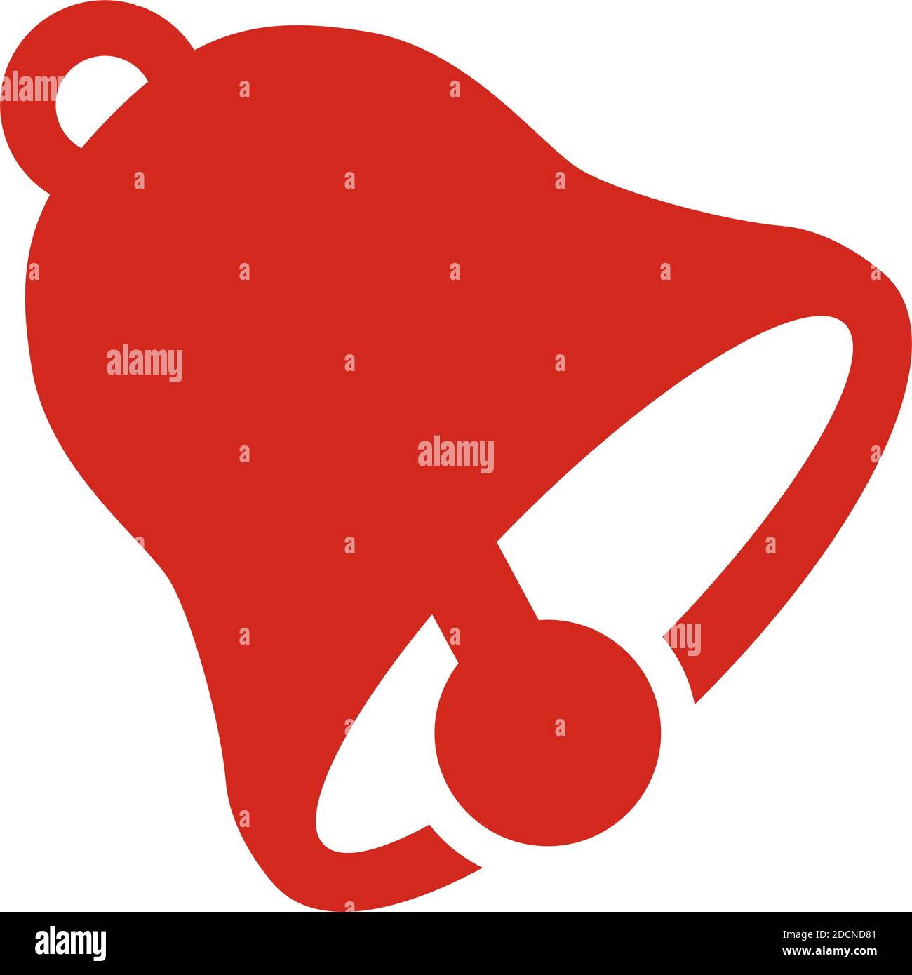 Bell ringing icon grey vector illustration pictogram flat design Stock ...