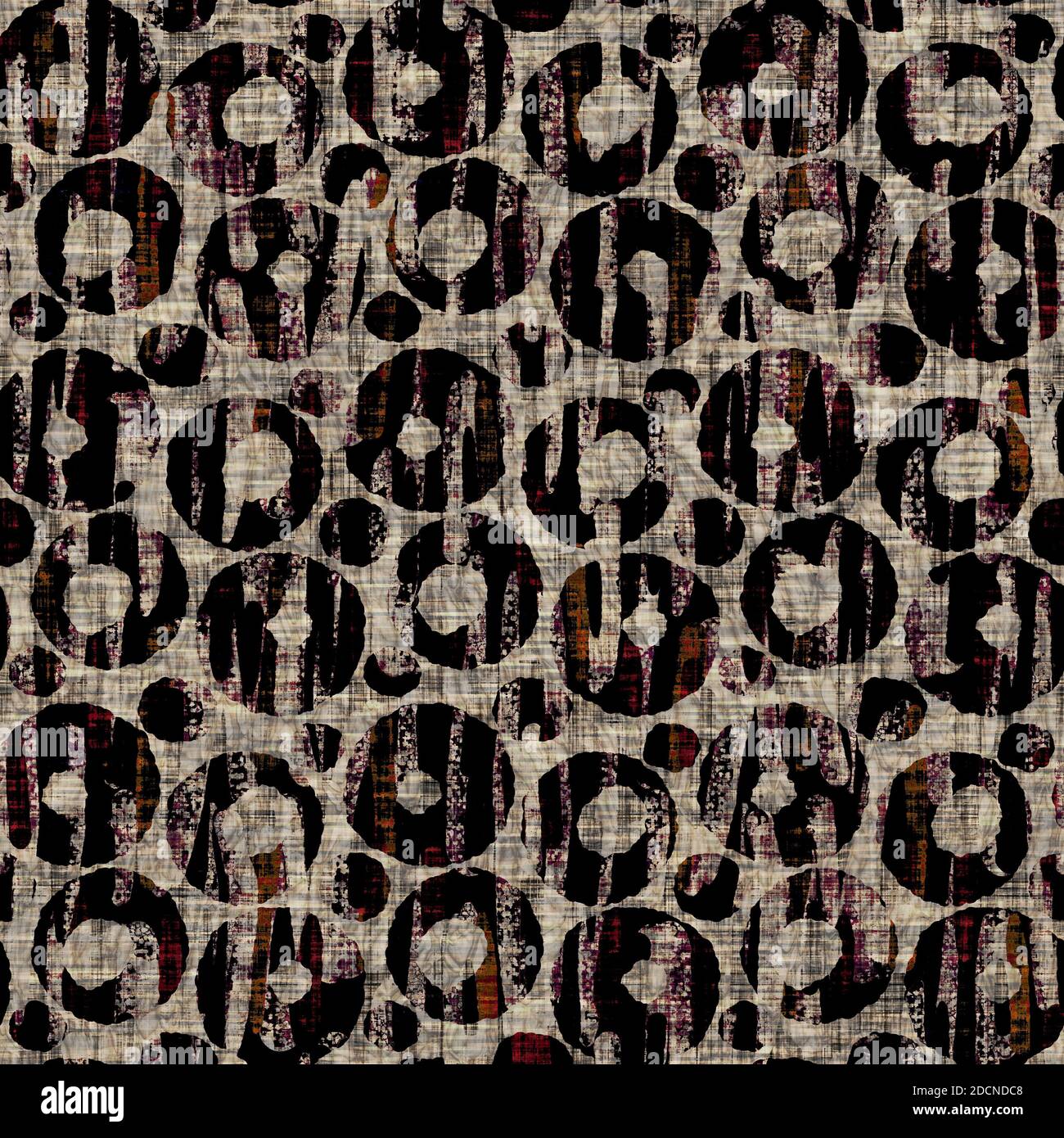 Seamless sepia grunge dotted print texture background. Distressed ...