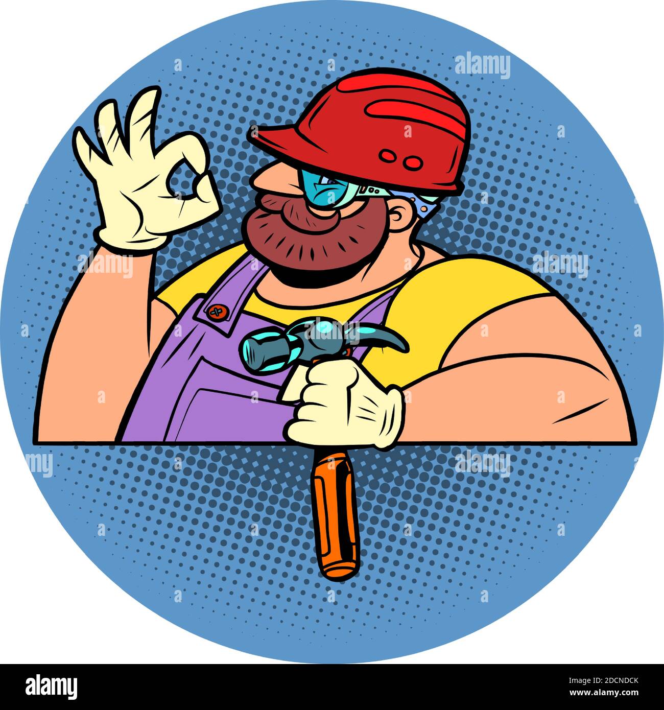 Hammer safety Stock Vector Images - Alamy