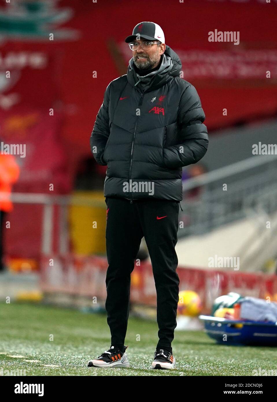 Liverpool manager Jurgen Klopp during the Premier League match at ...
