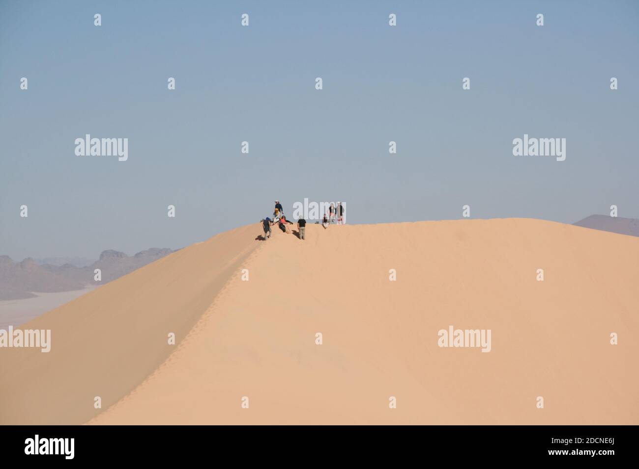 Dunes in the Sahara desert in the heart of Africa, Erg Admer, Algeria ...