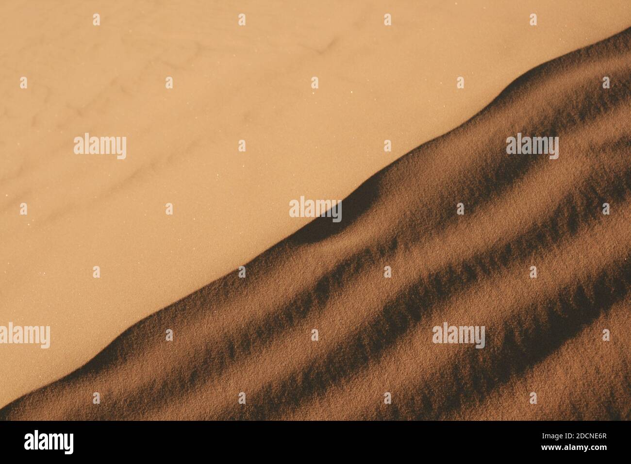 Dunes in the Sahara desert in the heart of Africa, Erg Admer, Algeria ...