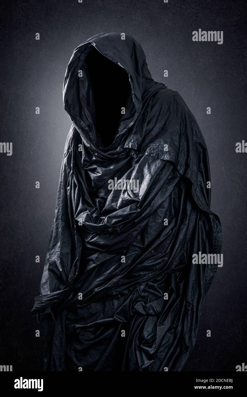 Ghostly figure in the dark Stock Photo - Alamy