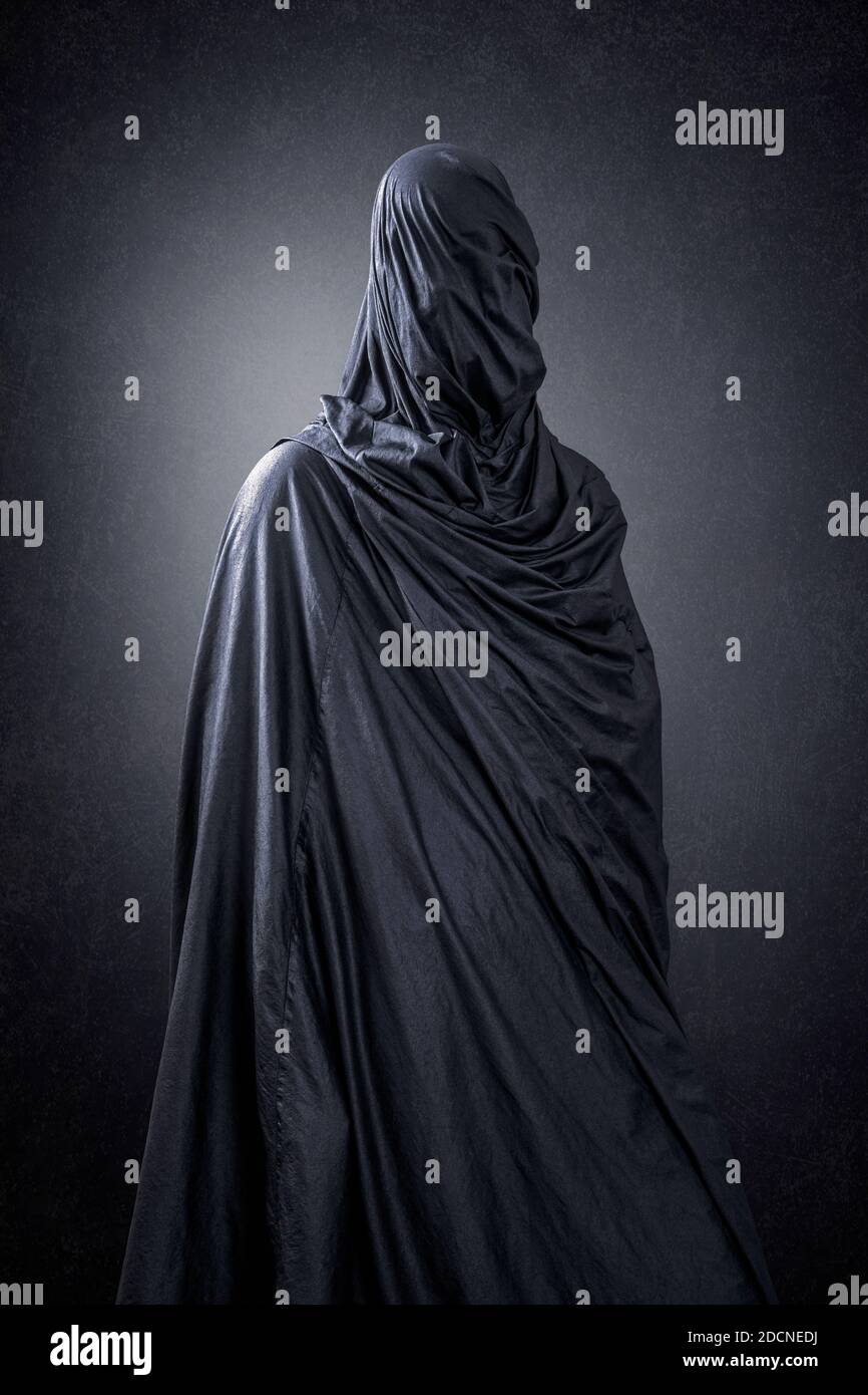 Ghostly figure in the dark Stock Photo - Alamy