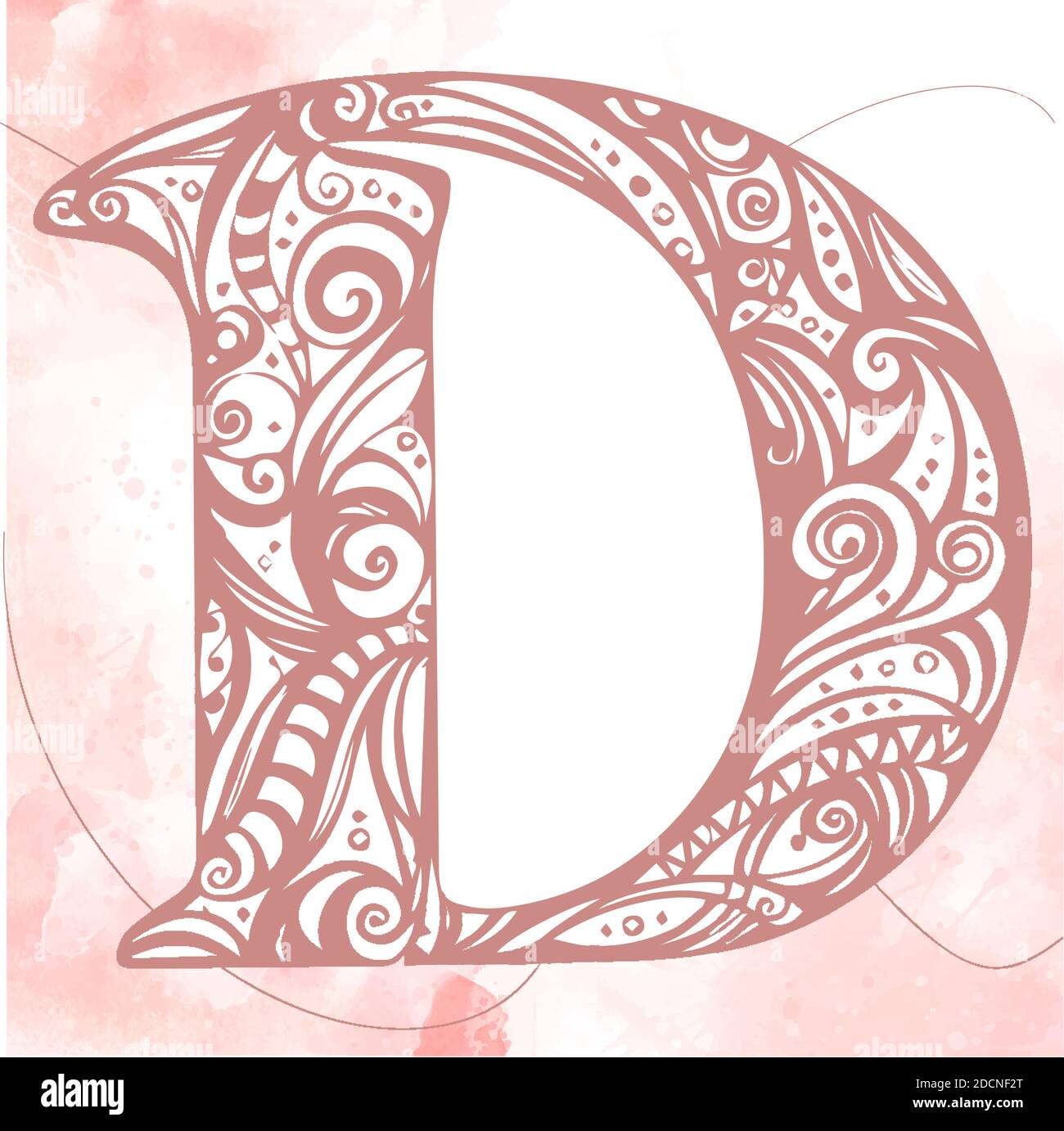 Filigree alphabet hi-res stock photography and images - Alamy