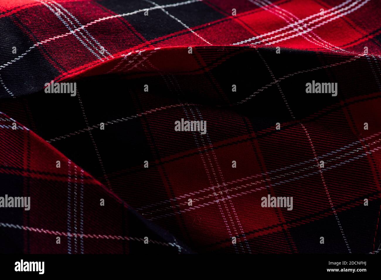Tartan plaid fabric pattern background textured. Red Tartan School ...