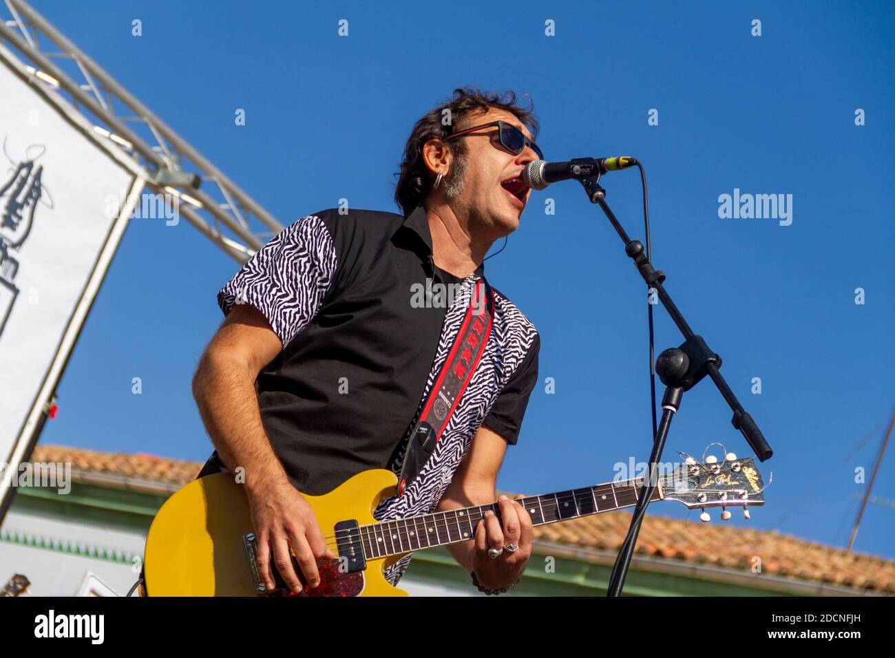 Manises, Valencia, SPAIN - "Ferran", lead singer and guitarist of the ...
